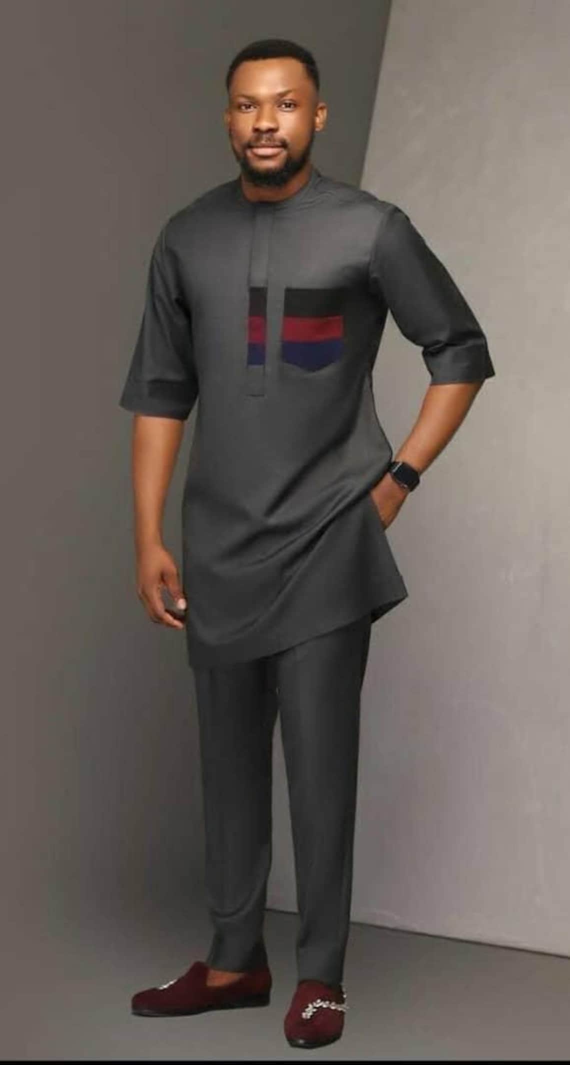 African Men's Senator up and Down,african Wedding Attire, African Men's ...