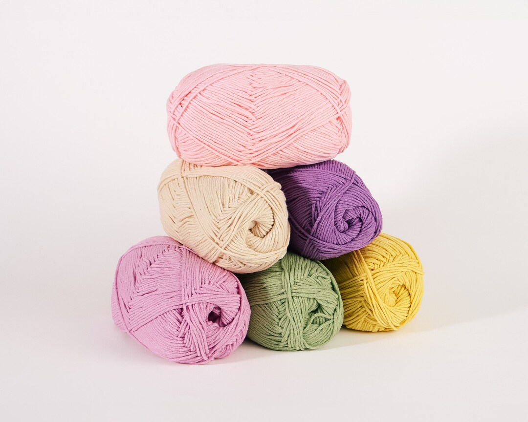 Soft Cotton Yarn 5 Ply Milk Cotton Yarn, Crochet Yarn, Knitting Yarn ...