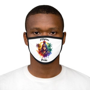 Filipino Pride Mixed-fabric Face Mask Pacific Islander Polynesian - Etsy