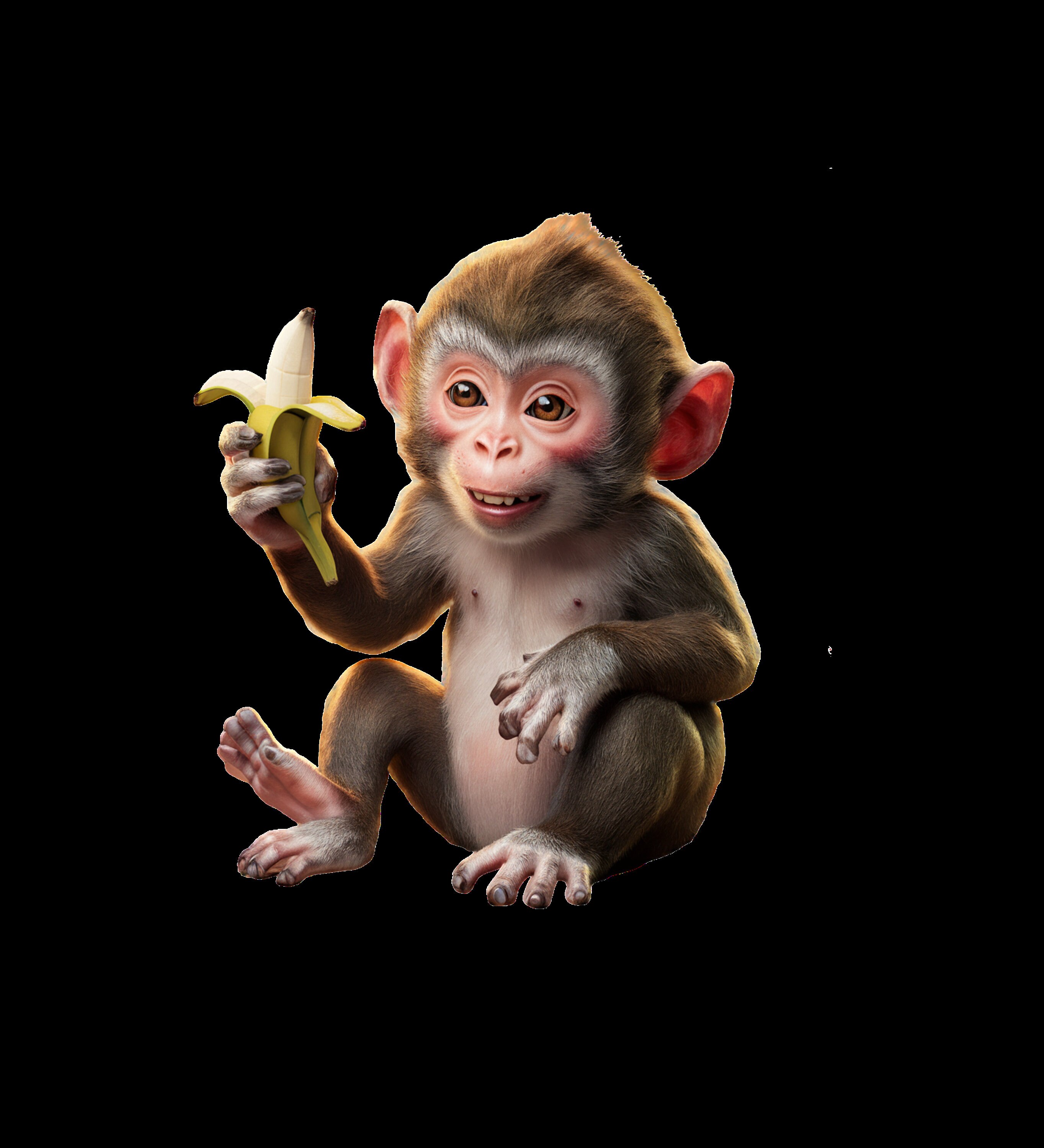 Funky Monkey Clipart Bundle Ape Clipart Cute Monkey Clipart Cartoon ...