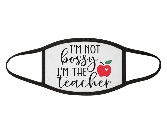 Teacher Face Mask, Double Layer Washable Reusable Face Mask, Face ...