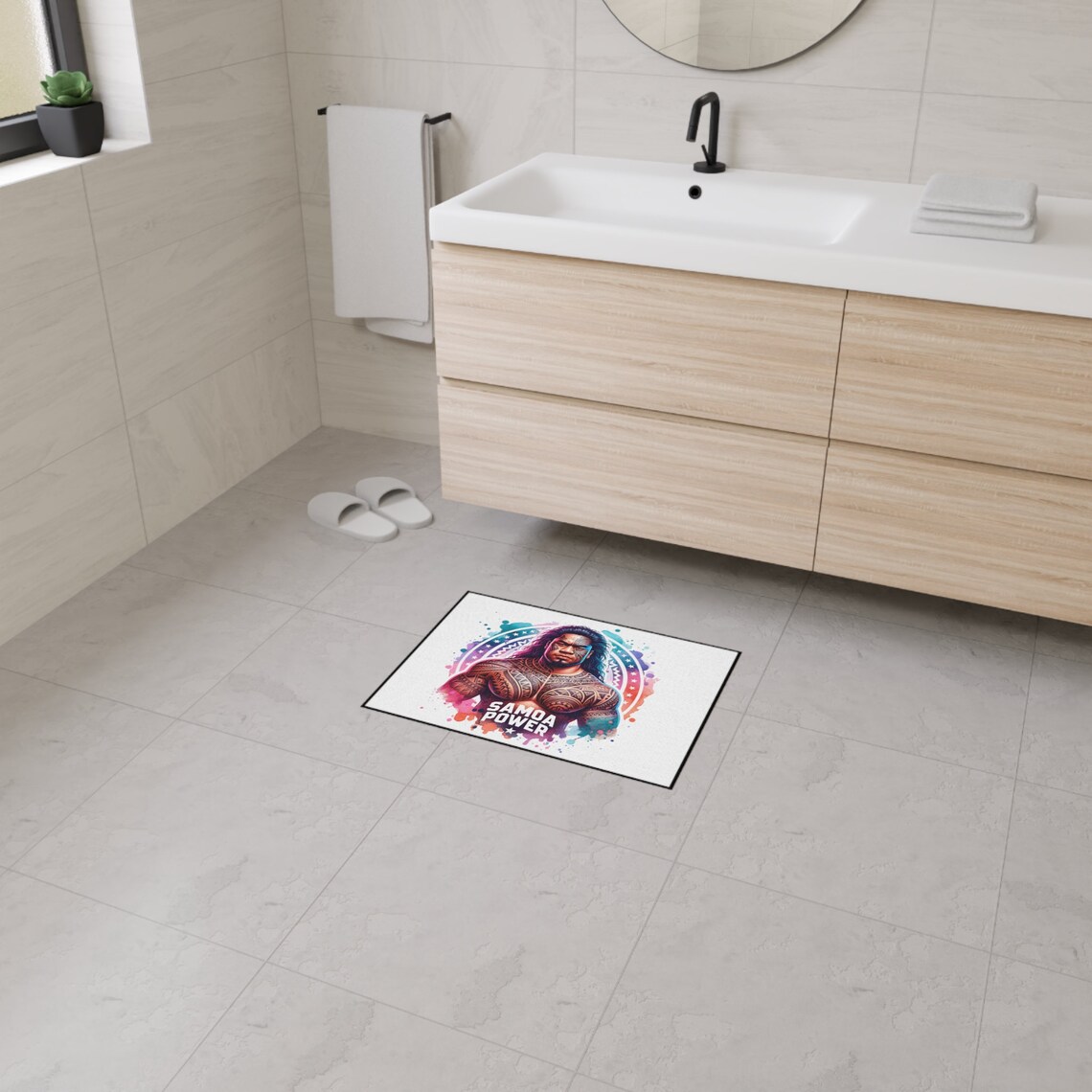 Samoan Heavy Duty Floor Mat Samoan Patterns Pacific Islander Polynesian ...