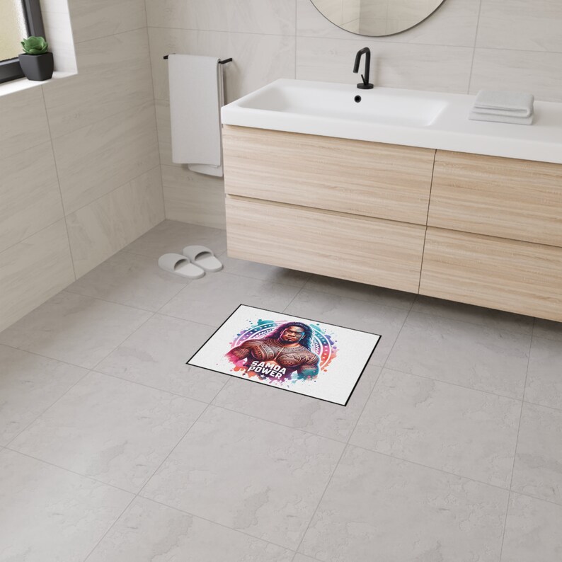 Samoan Heavy Duty Floor Mat Samoan Patterns Pacific Islander Polynesian ...