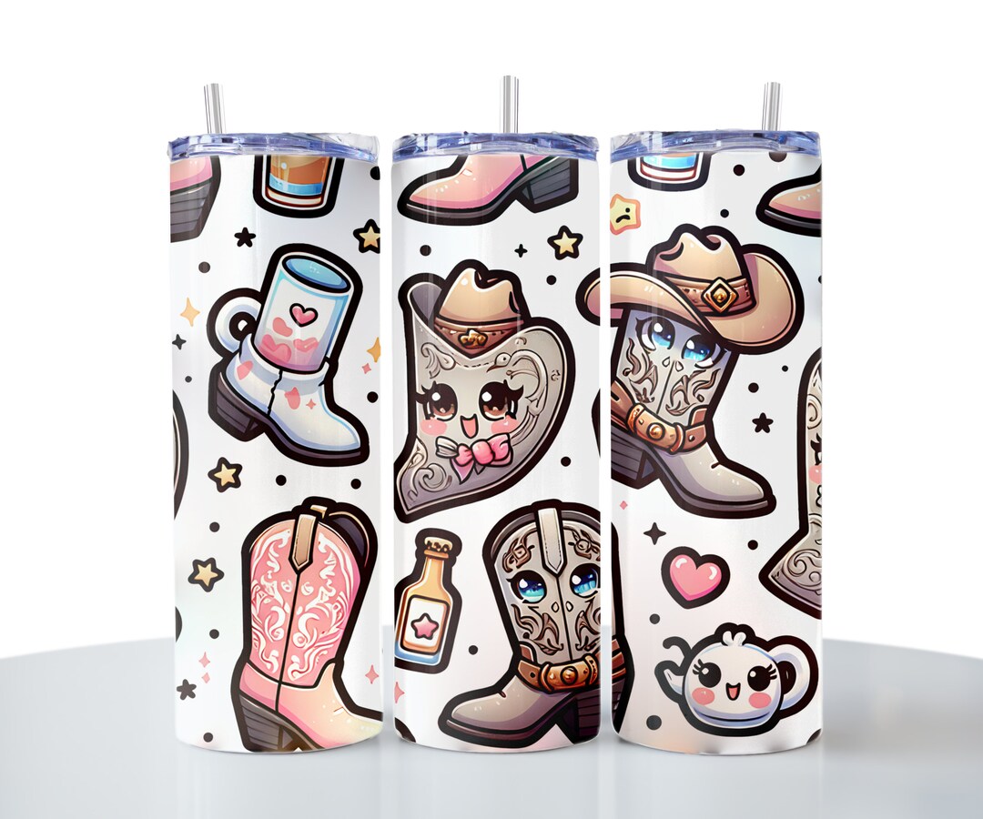 Cowgirl Boots Tumbler Wrap Design ONLY PNG Cowgirl Boots Rhinestone ...