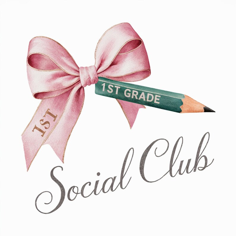 Teacher Coquette Pencil Bundle Png, First Grade,coquette Pencil Png ...