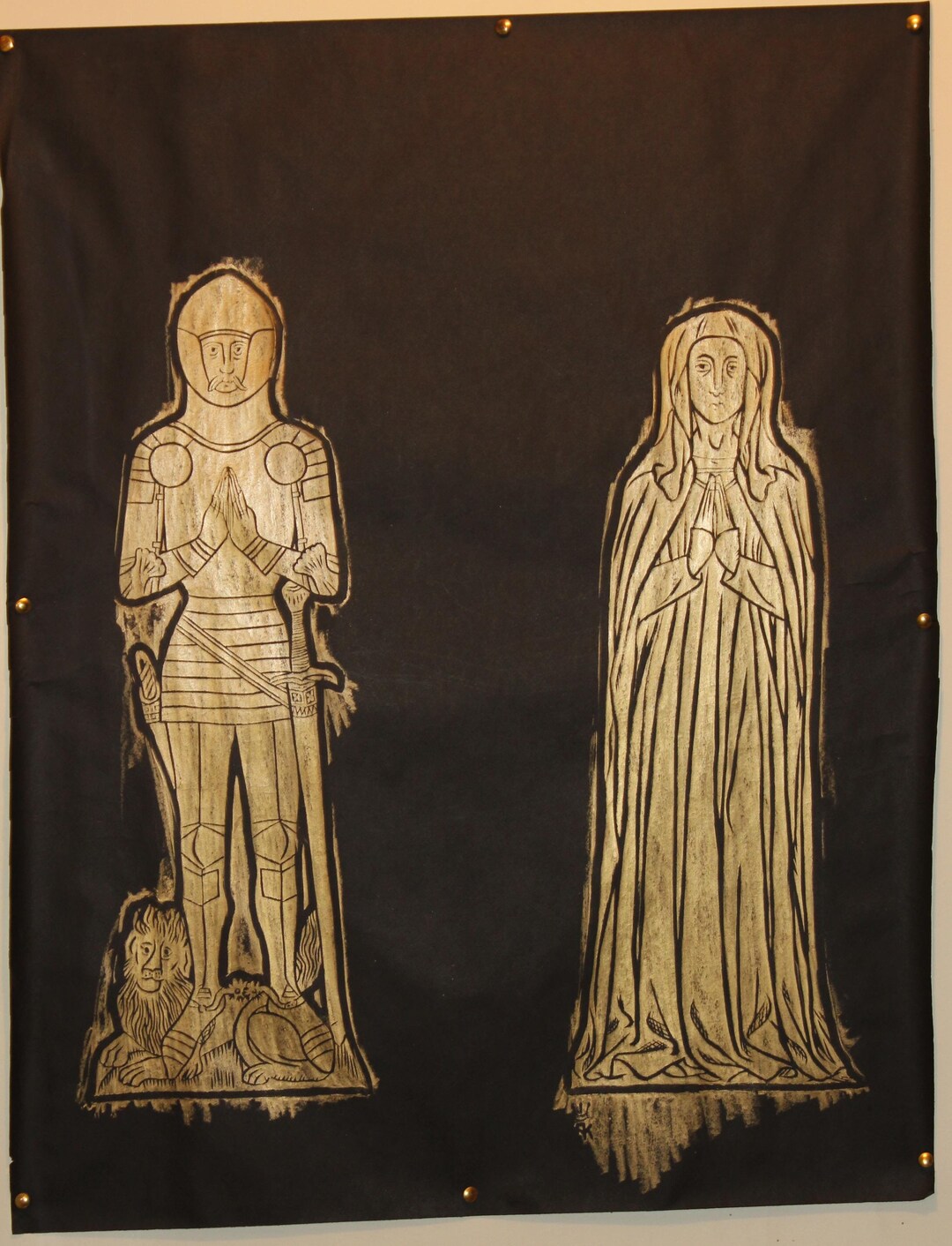 Rare Original Brass Rubbing Made in 1973 - Etsy
