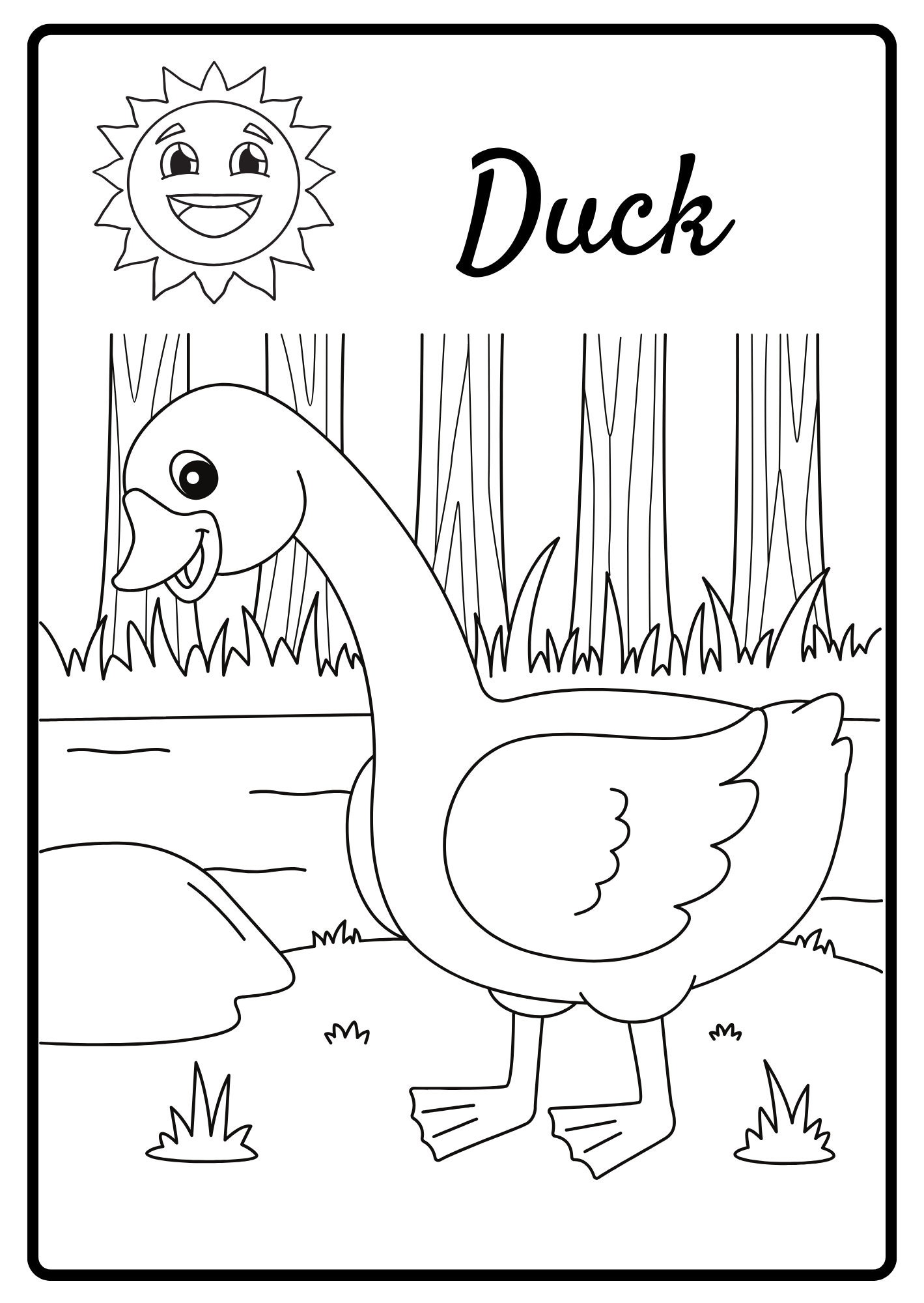 50 Farm Animals Coloring Pages - Etsy