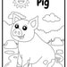50 Farm Animals Coloring Pages - Etsy