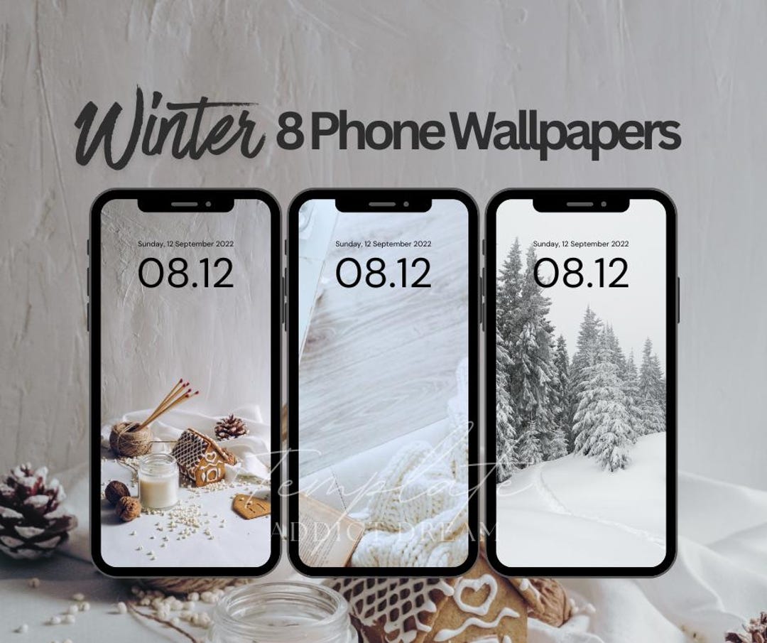 8 Winter Snow Phone Wallpapers Snowy iPhone Backgrounds Smartphone ...