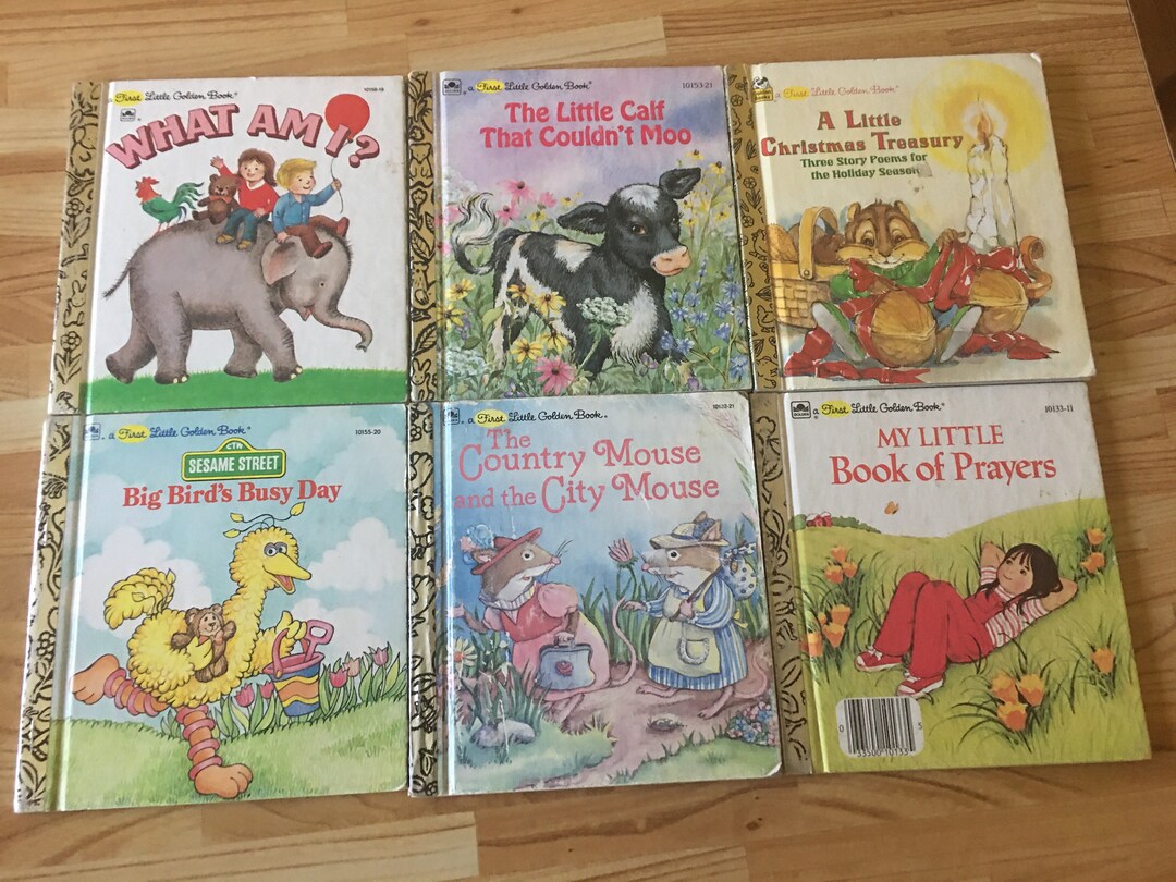 6 First Little Golden Book Collection - Etsy