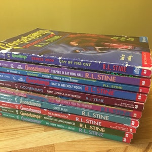 10 R.L. Stine Goosebumps Book Collection #2 - Etsy