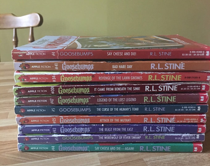 Goosebumps, R L Stine You Choose Which Ones - Etsy