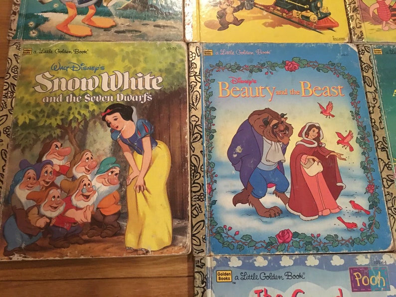10 Walt Disney Little Golden Book Collection 3 | Etsy