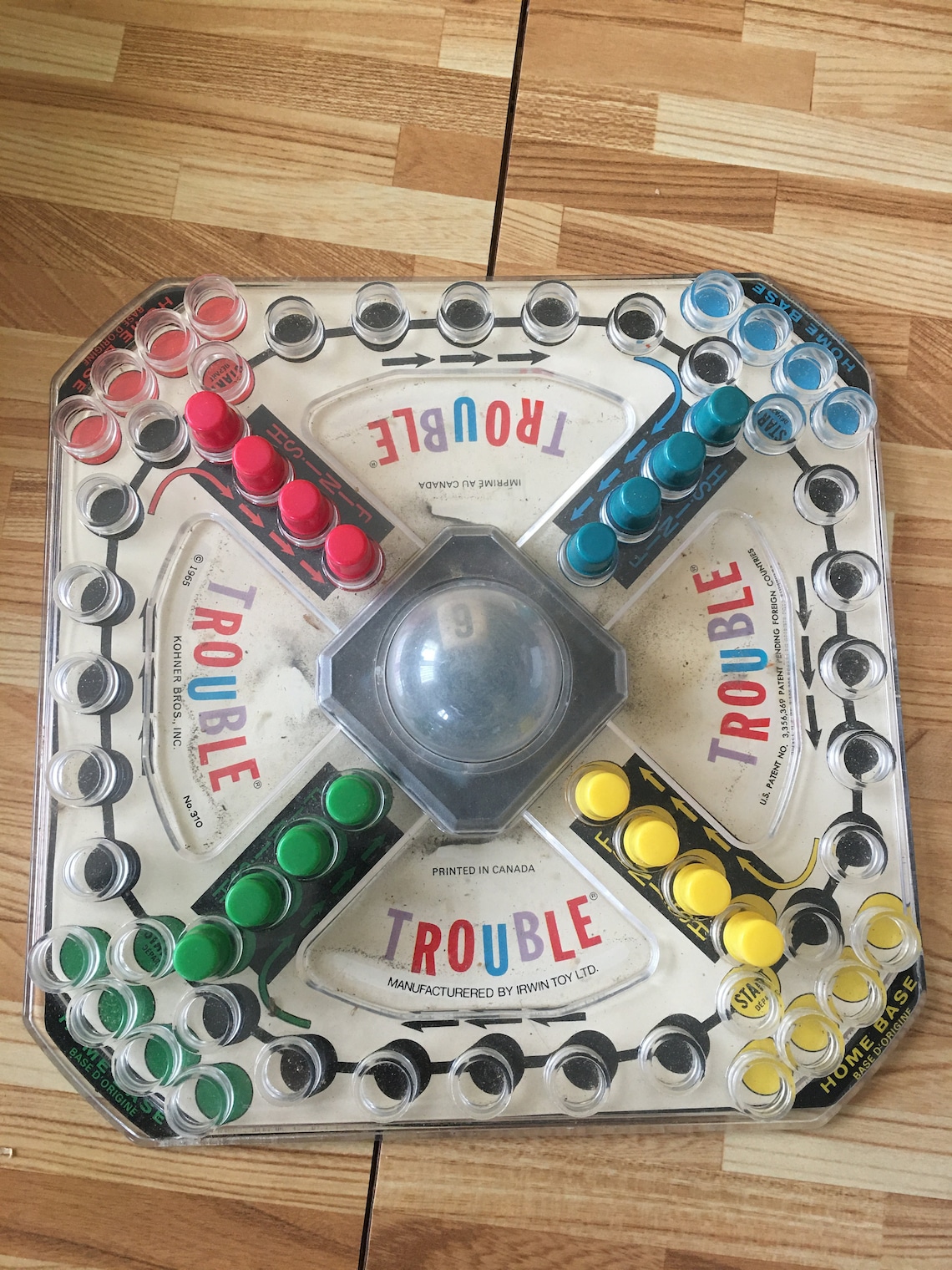 Vintage Trouble Game Board Game - Etsy