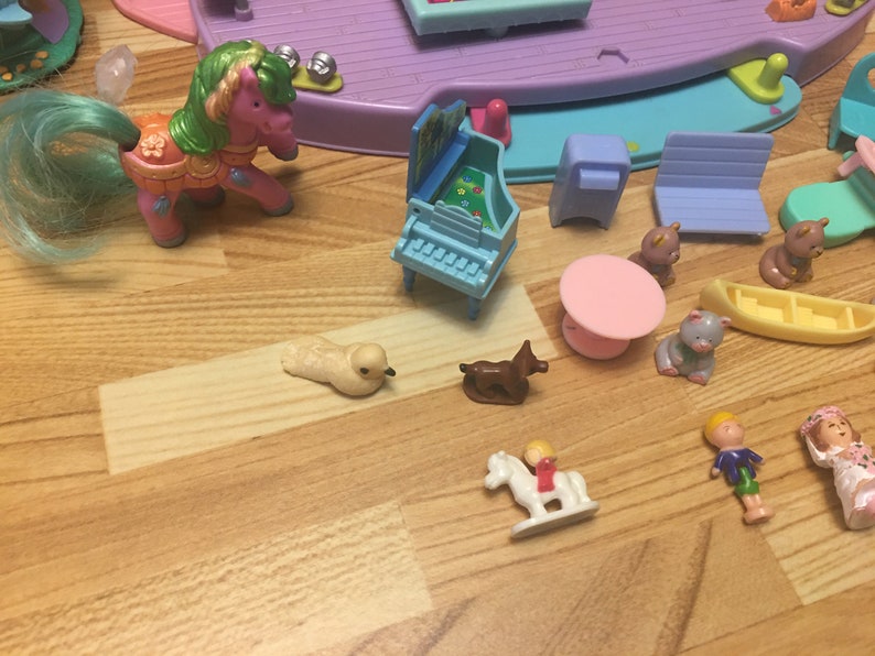 Vintage Polly Pocket Floor Exercise Gym Turnfest Playset With - Etsy