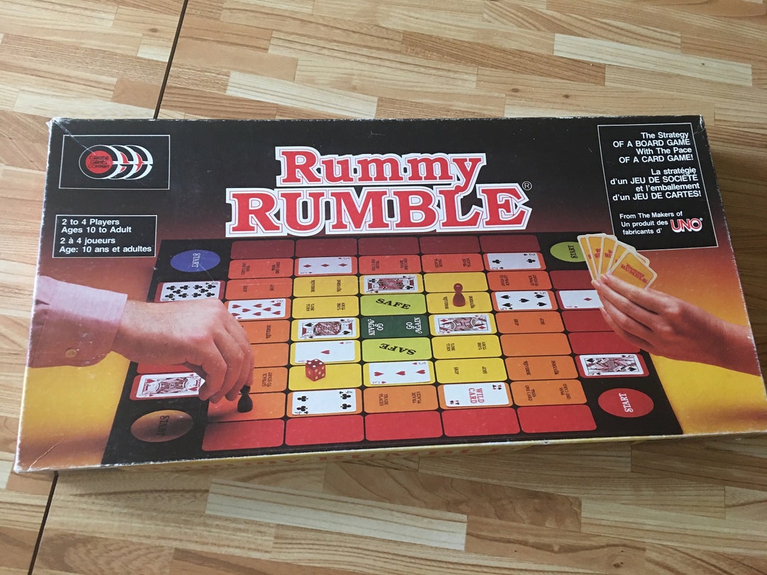 Vintage Rummy Rumble Board Game Card Game - Etsy.de