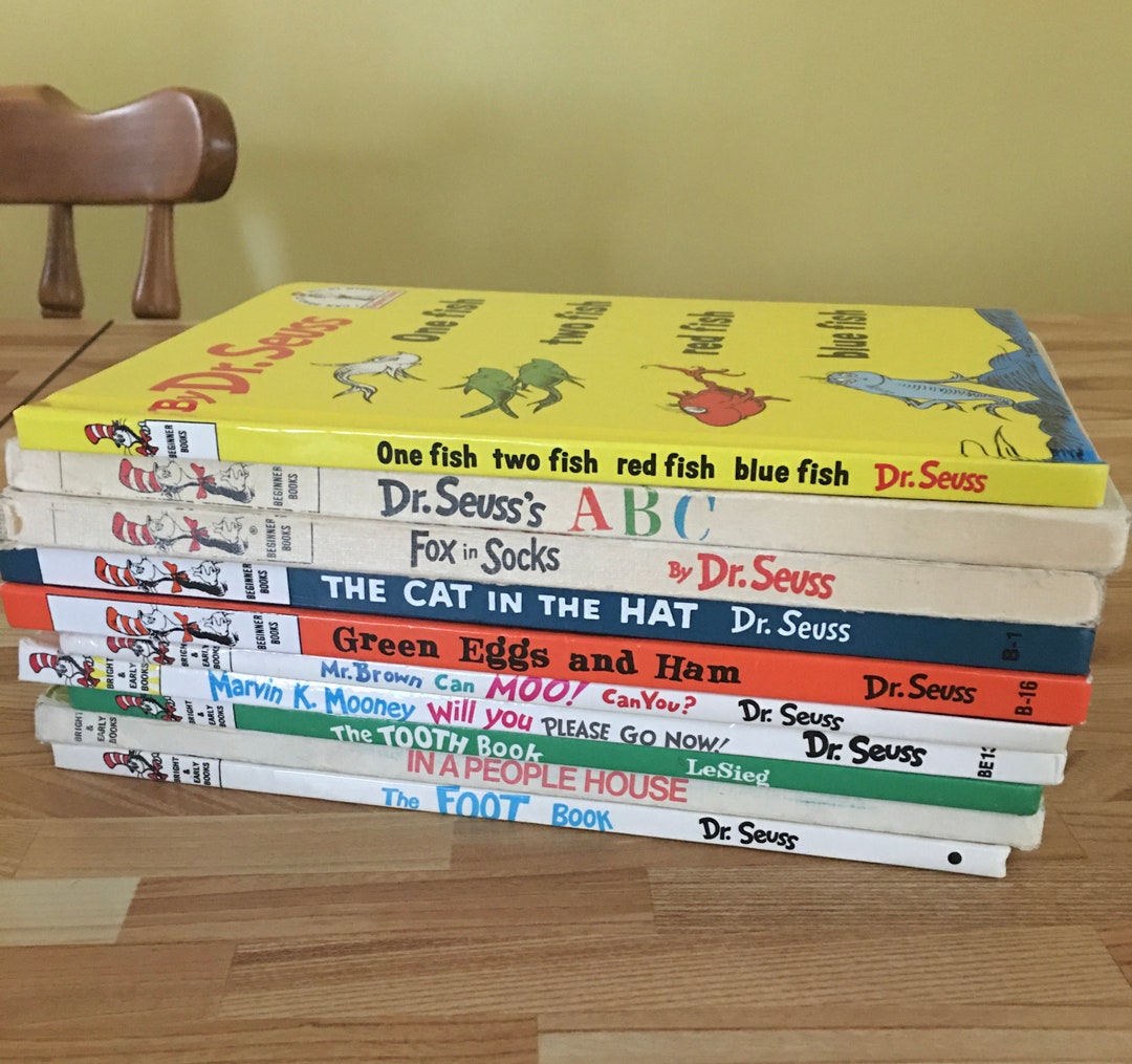 10 Dr. Seuss Book Collection 2 - Etsy