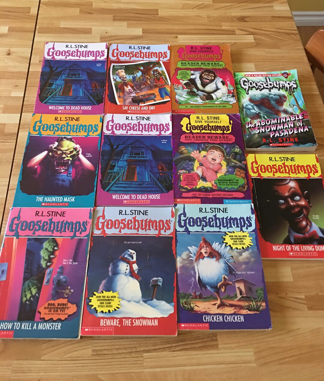 11 R.L. Stine Goosebumps Book Collection #6 - Etsy