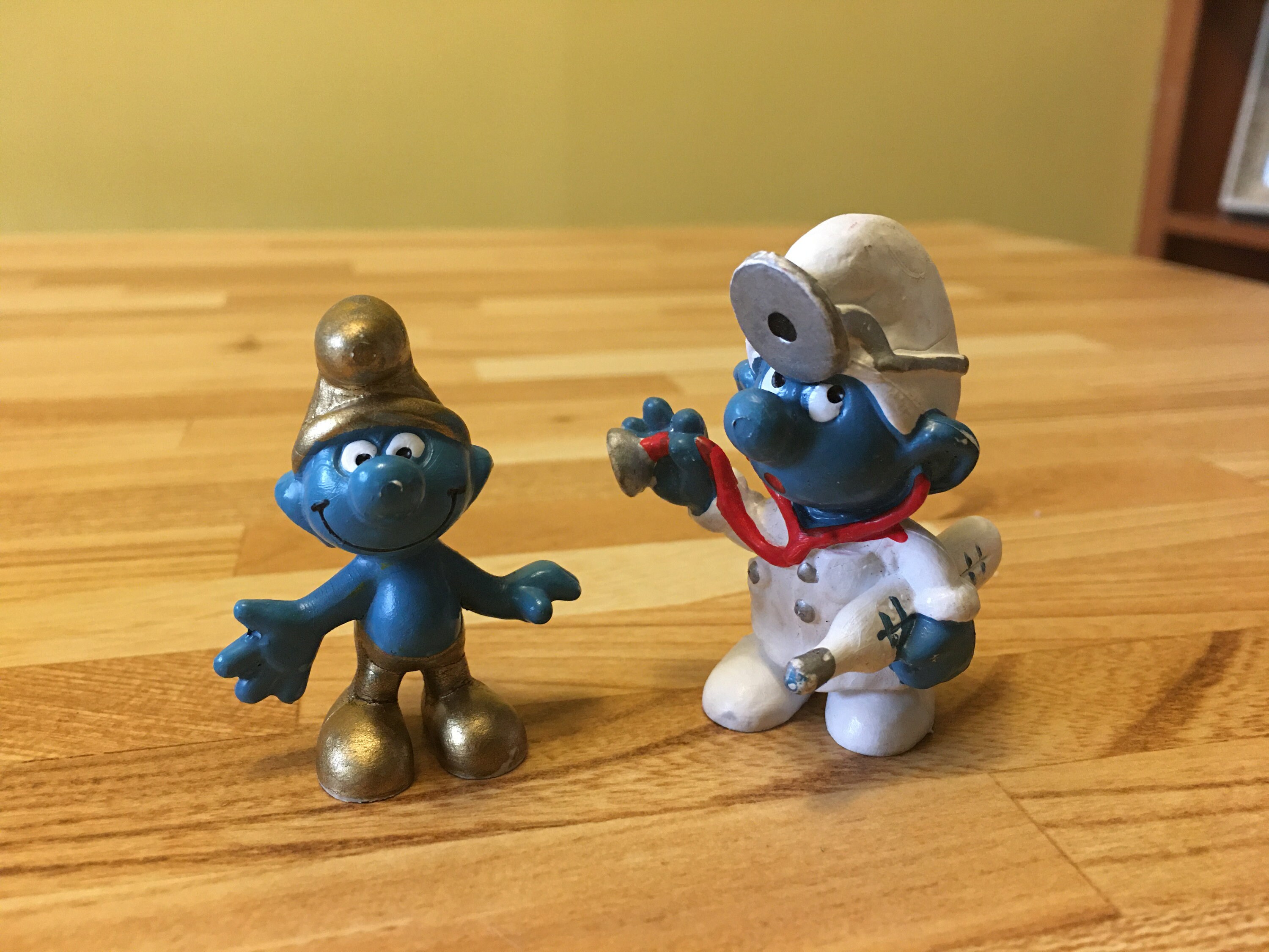 Vintage Smurf Figures Set of 5 Smurfs - Etsy UK