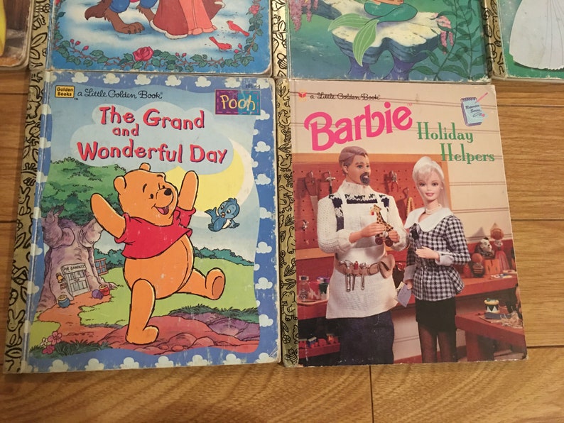 10 Walt Disney Little Golden Book Collection 3 - Etsy