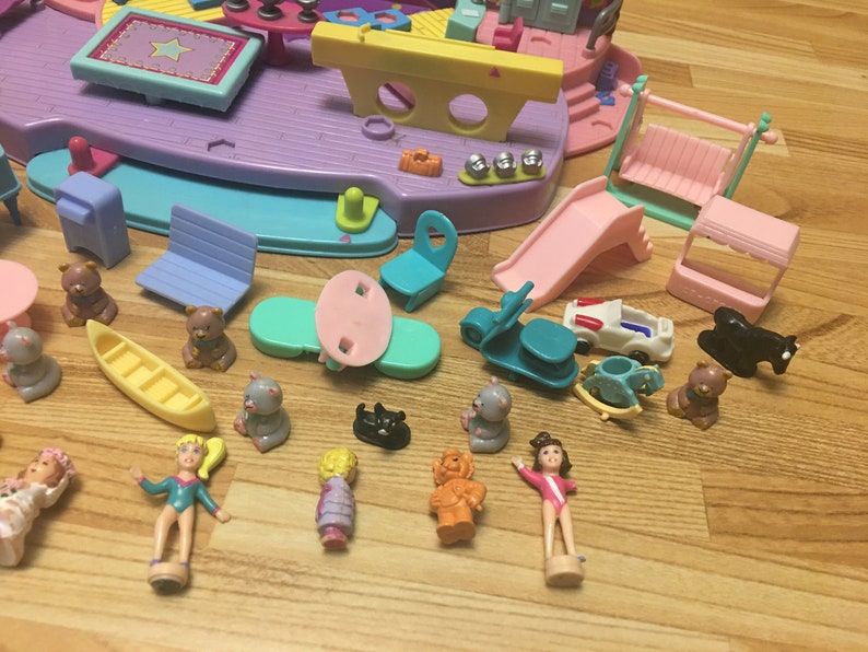 Vintage Polly Pocket Floor Exercise Gym Turnfest Playset With - Etsy