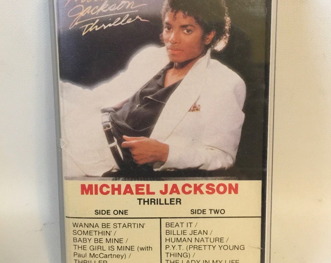 Michael Jackson Thriller Cassette Tape Music - Etsy