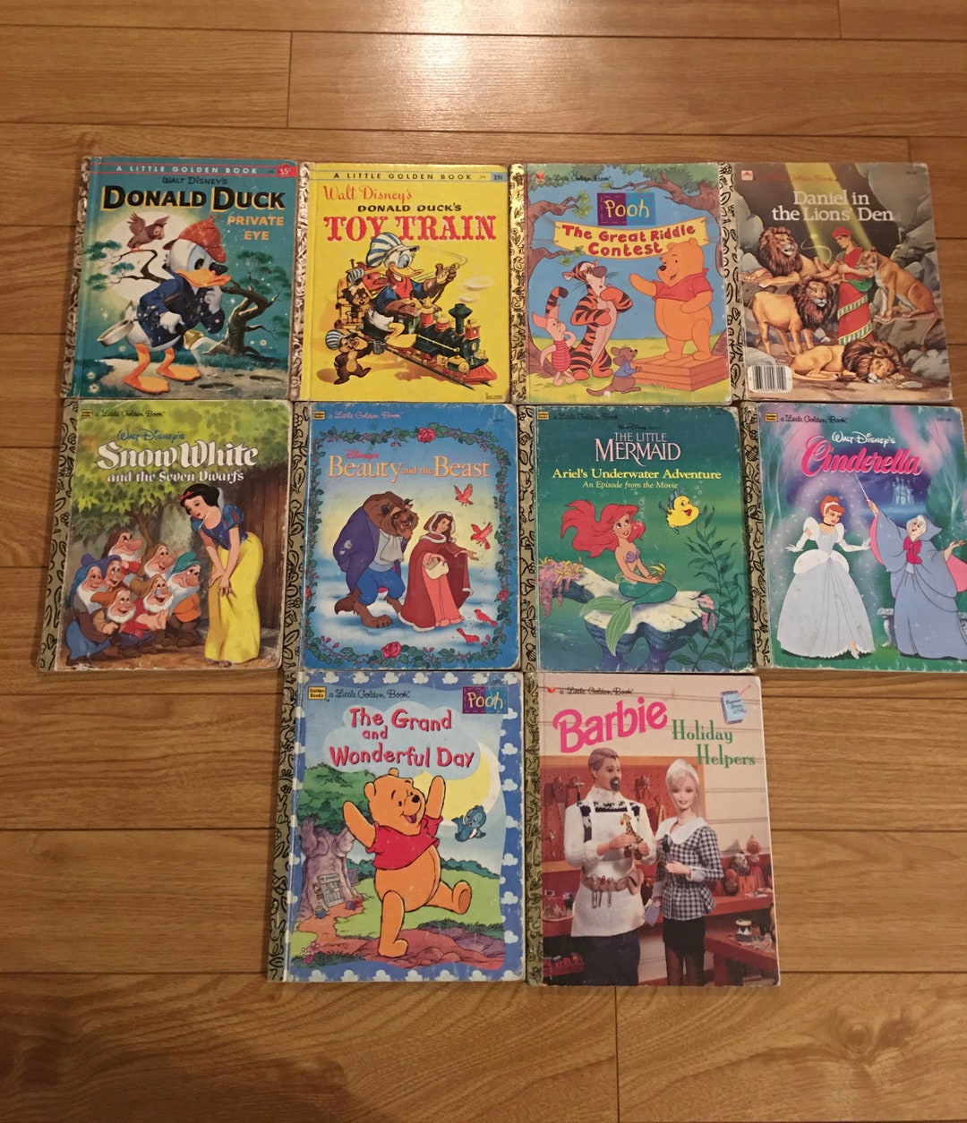 10 Walt Disney Little Golden Book Collection 3 - Etsy