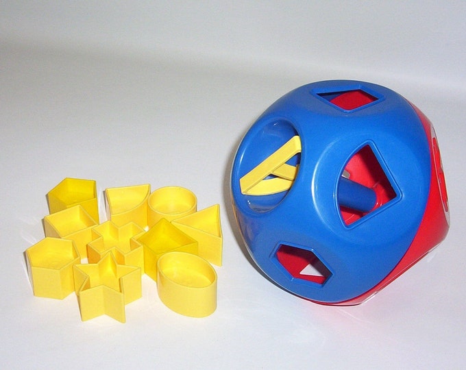 Tupperware Shape O Sorter Ball Complete 10 Shapes - Etsy