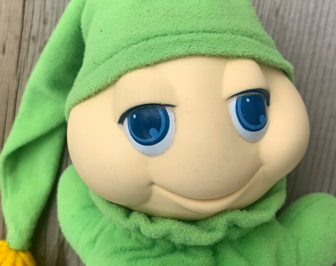 Vintage Original Hasbro Glow Worm Gloworm Green Glo Worm 1982 Night ...