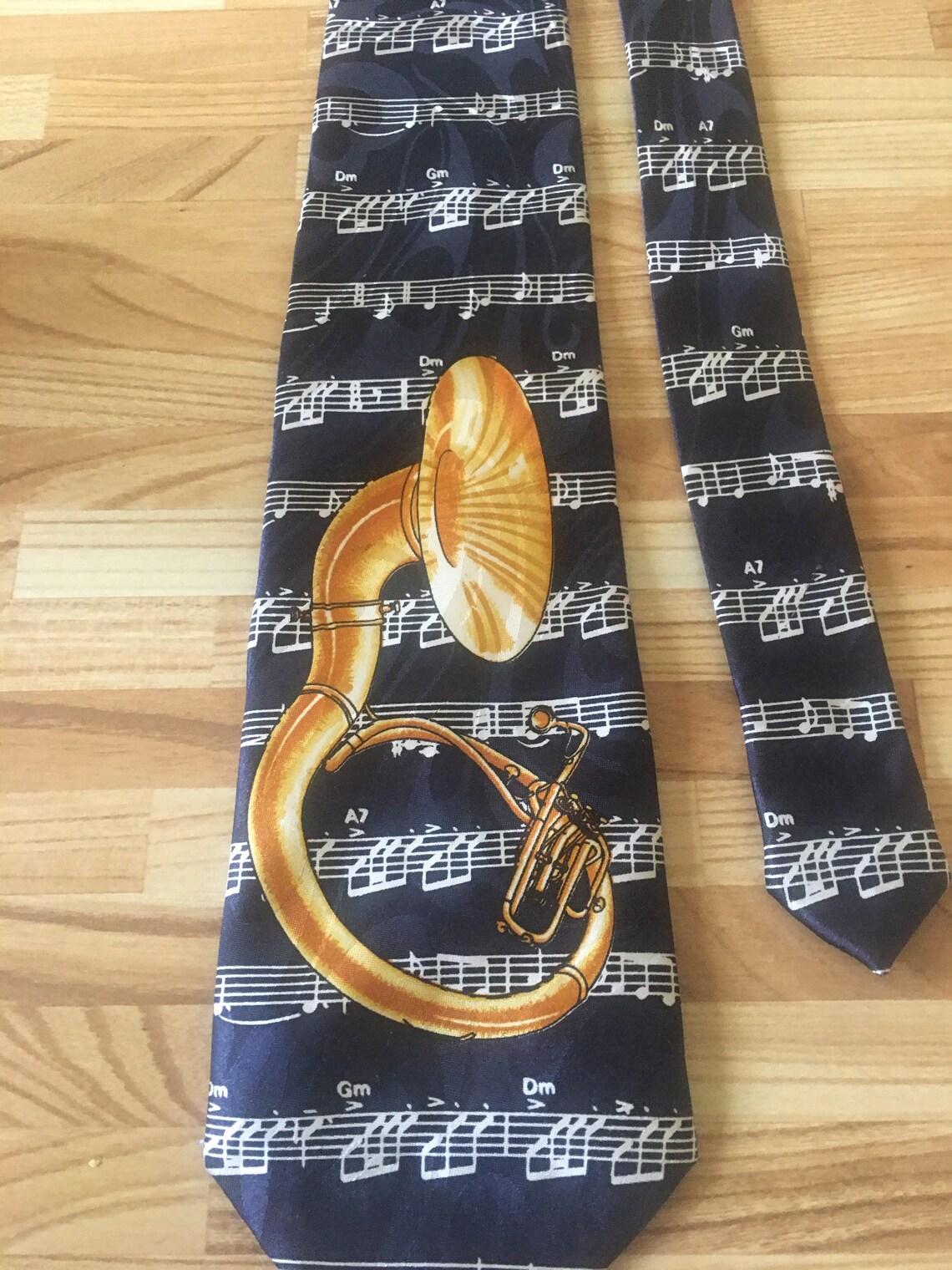 Vintage Musical Notes Trumpet Music Tie Necktie - Etsy