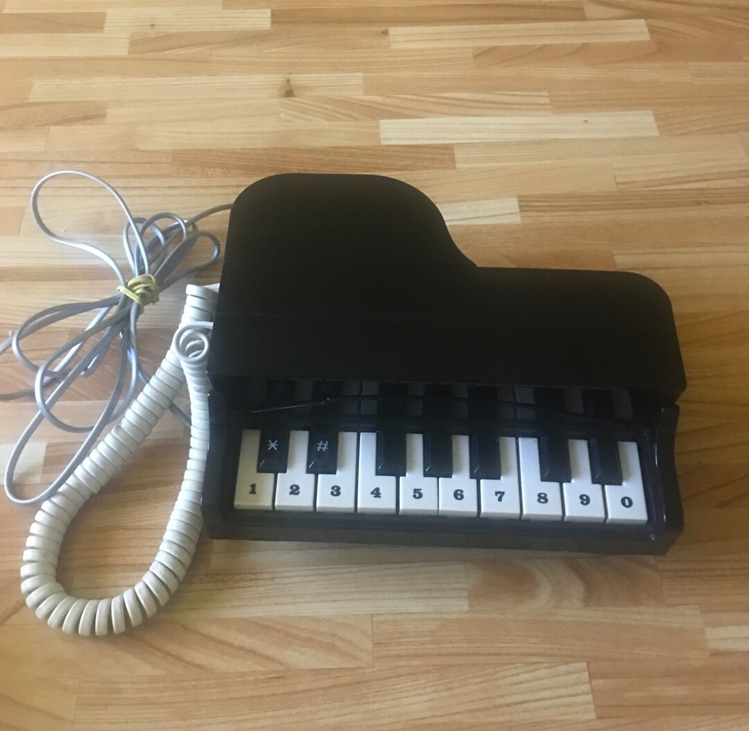 Vintage Grand Piano Telephone Touch Tone Phone - Etsy