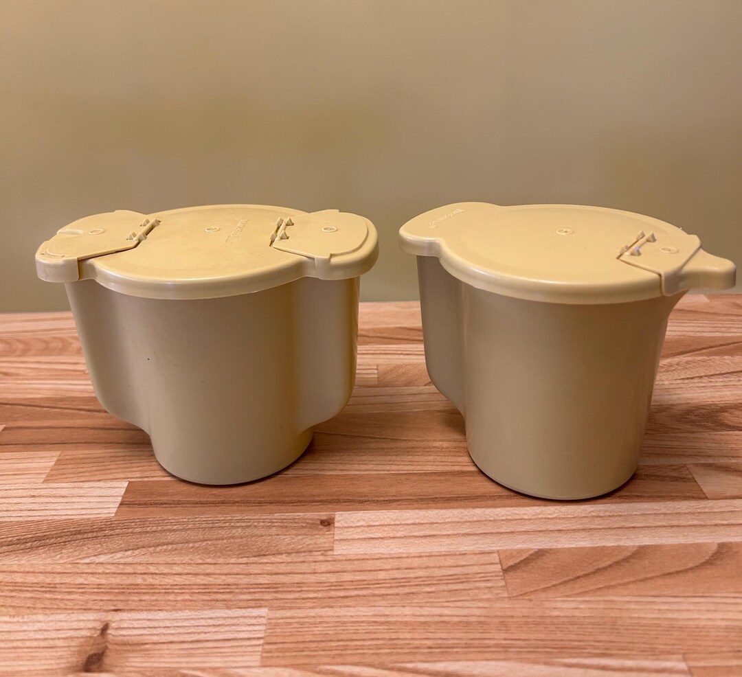 Vintage Harvest Gold Tupperware Cream & Sugar Dispenser - Etsy