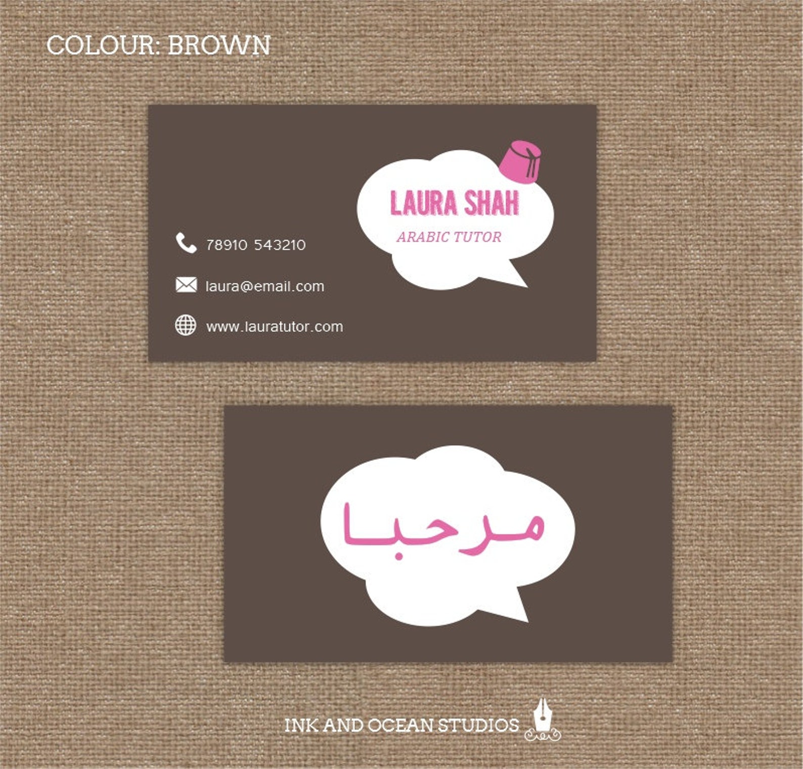 Printable Stylish Elegant Arabic Teacher Tutor Education - Etsy