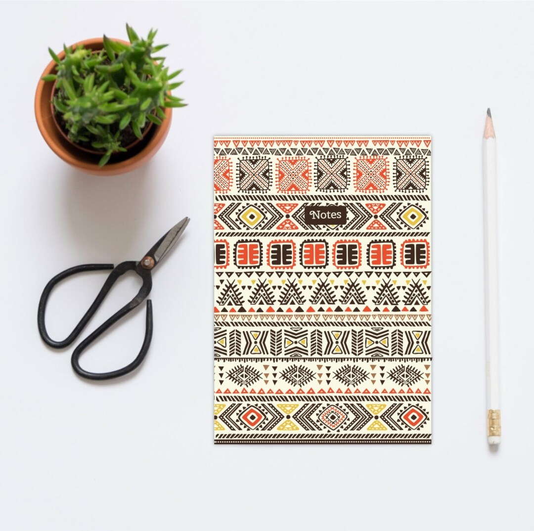 A5 'notes' Notebook, Journal. African Print Design - Etsy