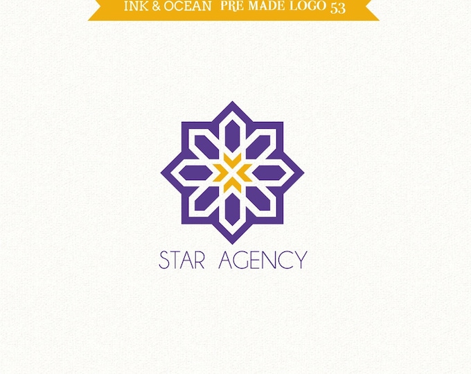 Premade Logo Design. Middle Eastern Logo Design. Ornamental Logo Design ...