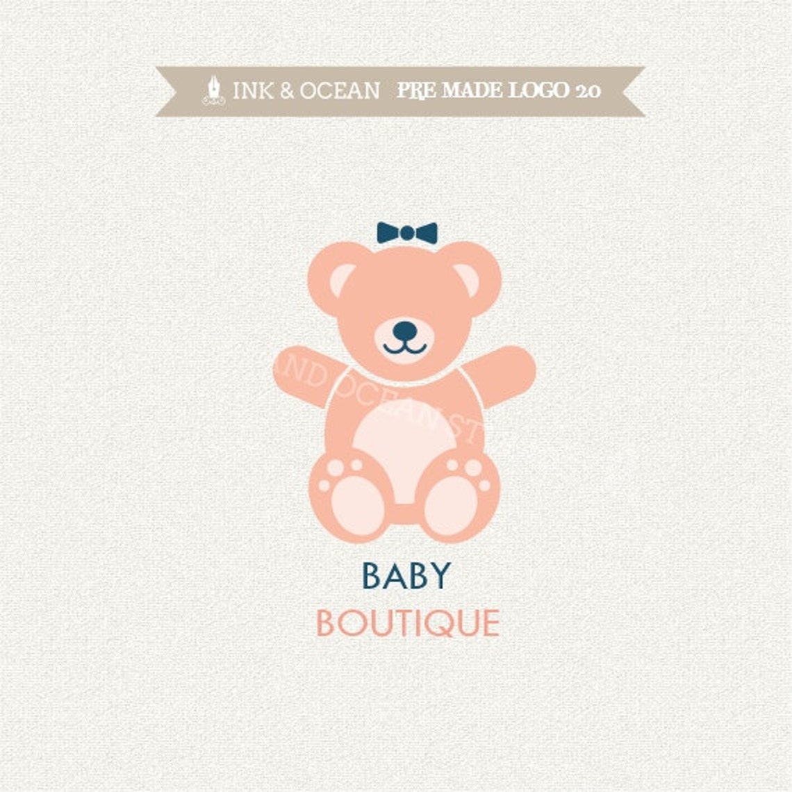 Boutique Premade Logo Design for Your Business Cute Logo - Etsy