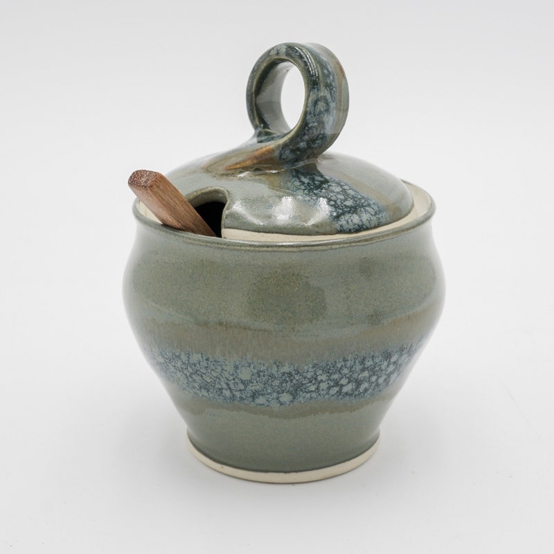 Ceramic Salt Container - Etsy