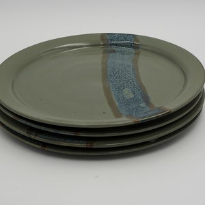 Handmade Pottery Dinner Plates: Wheel Thrown Ceramic Stoneware ...