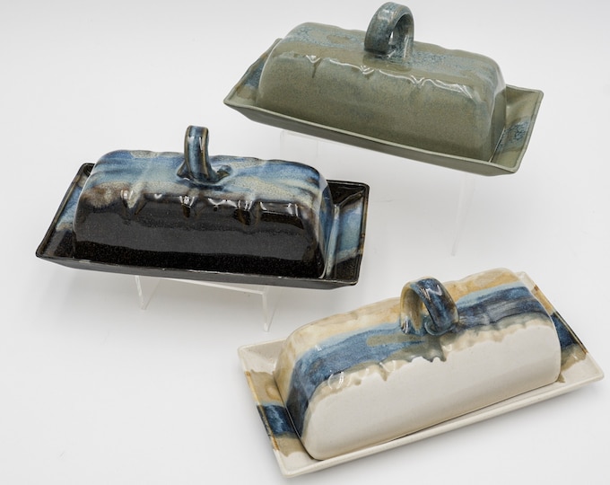 Ceramic Butter Dish Set for Your Table, Handmade Stoneware Pottery - Etsy
