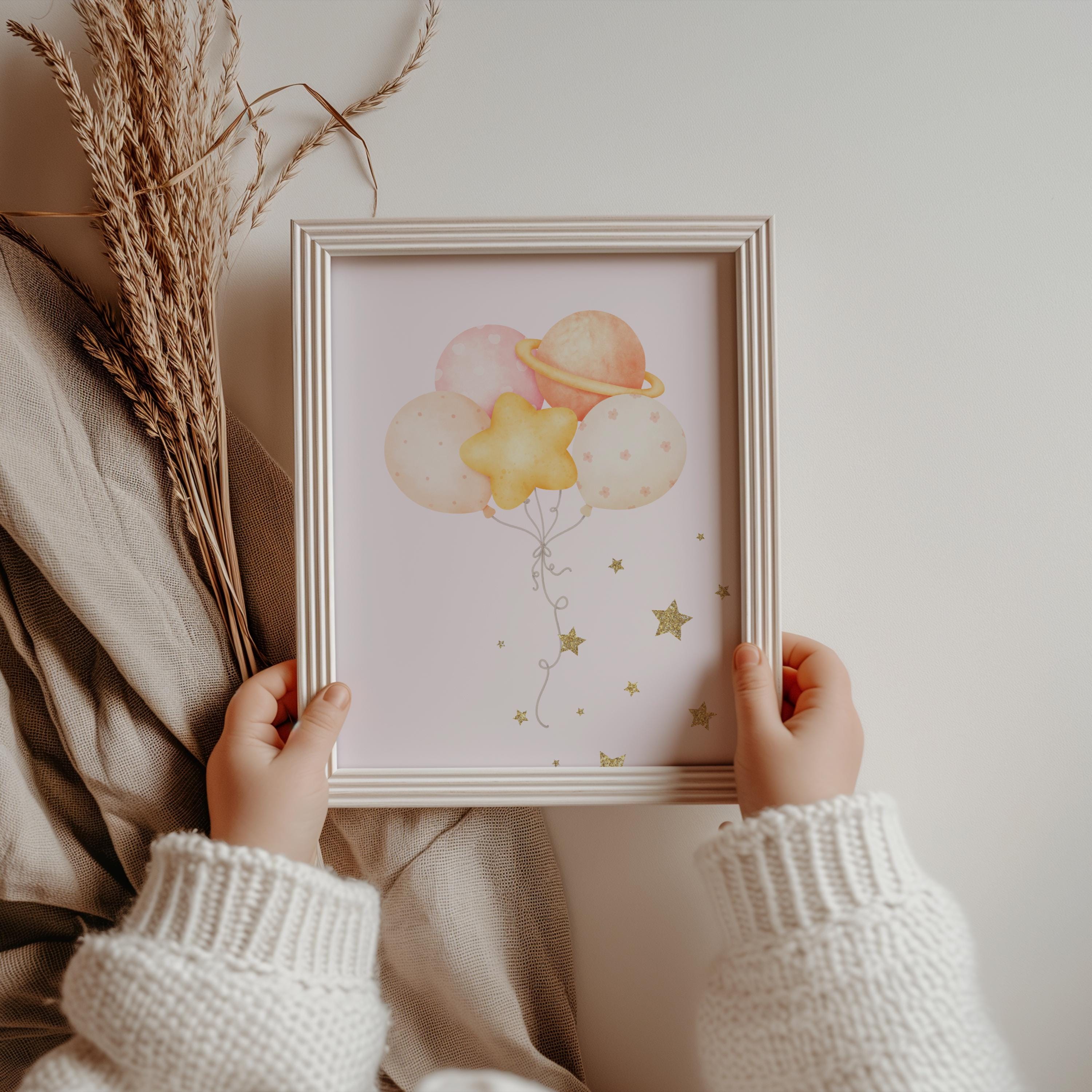 Elephant Nursery Wall Prints, Nursery Decor, Cute Nursery Prints, Set ...