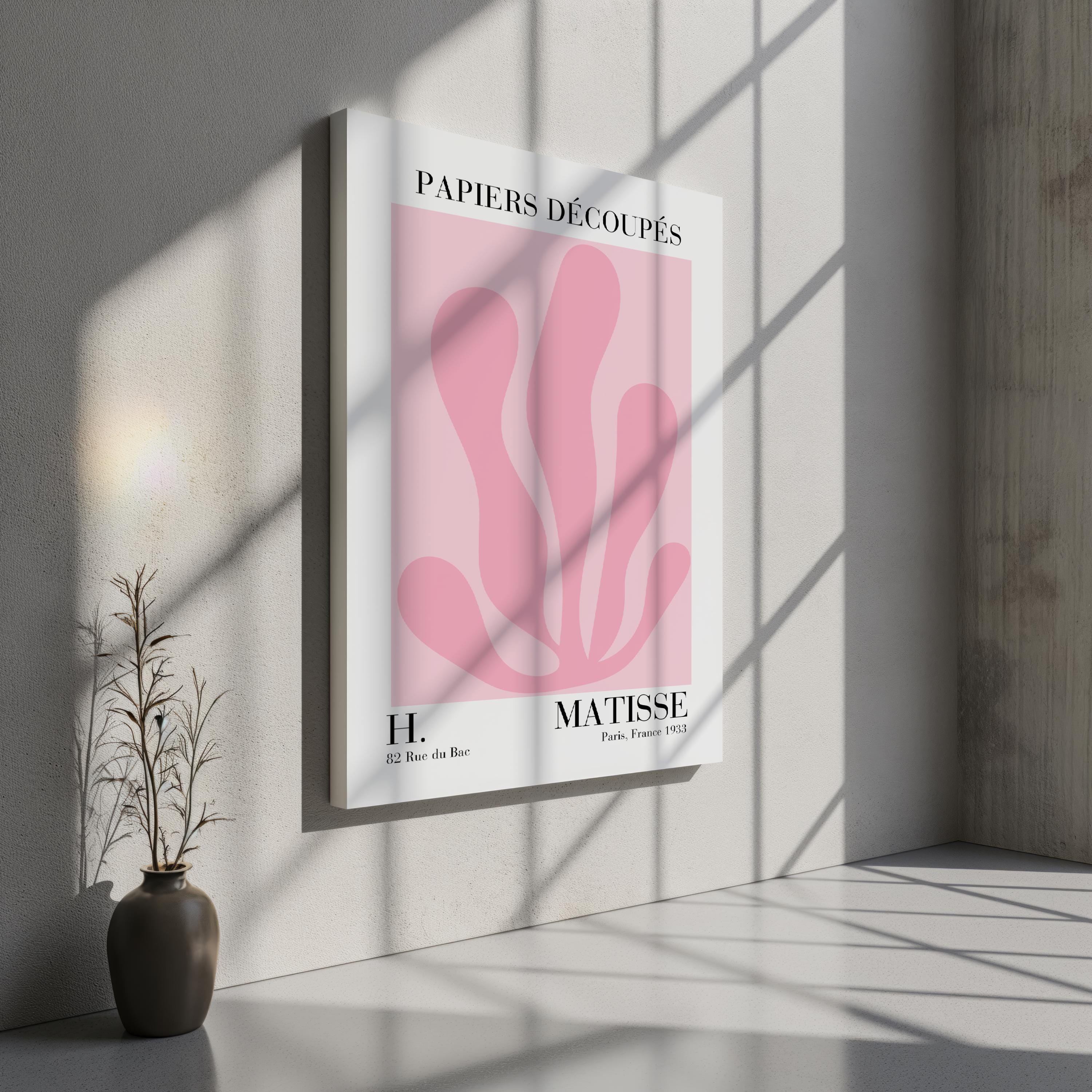 Pink Matisse Print Set of 3 Pink Matisse Henri Matisse Print Bedroom ...
