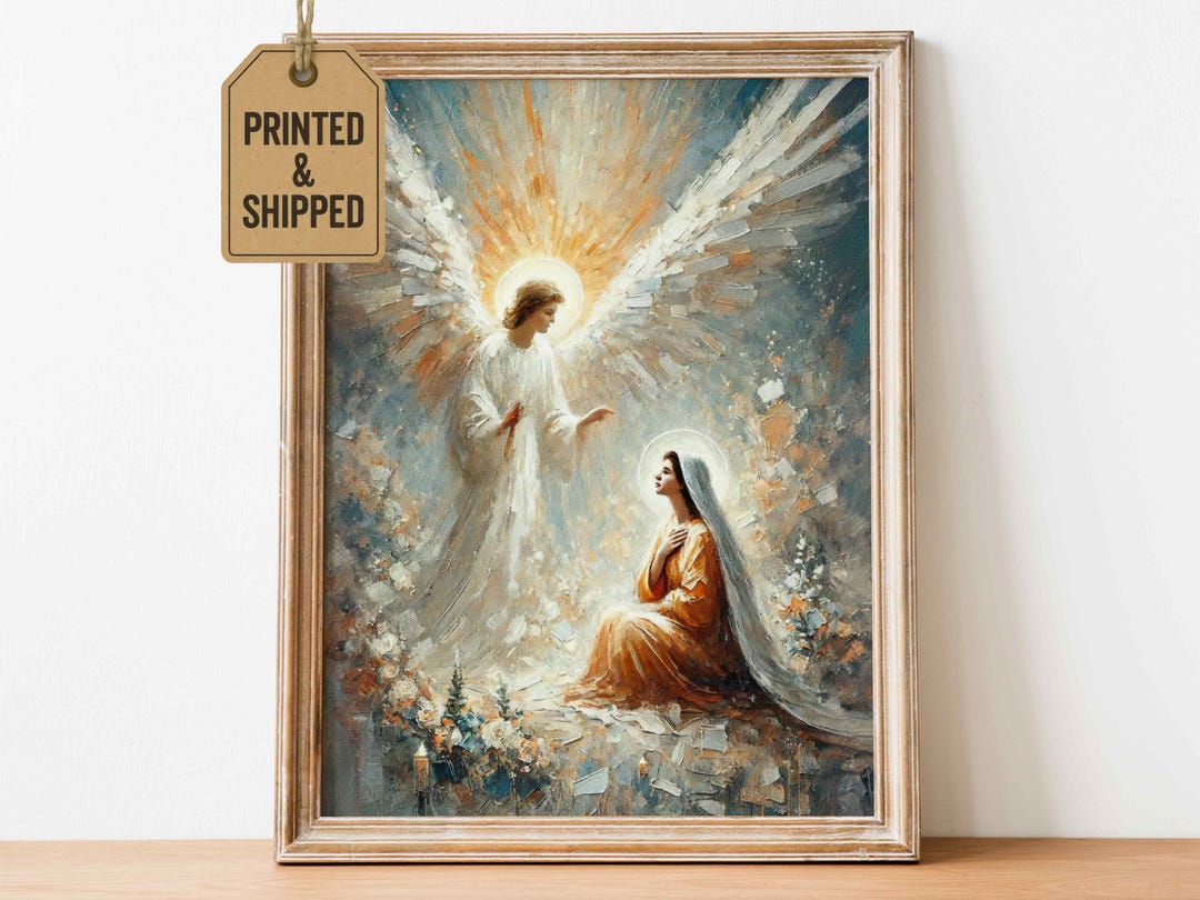 The Annunciation – Archangel Gabriel and Virgin Mary | Catholic Wall ...