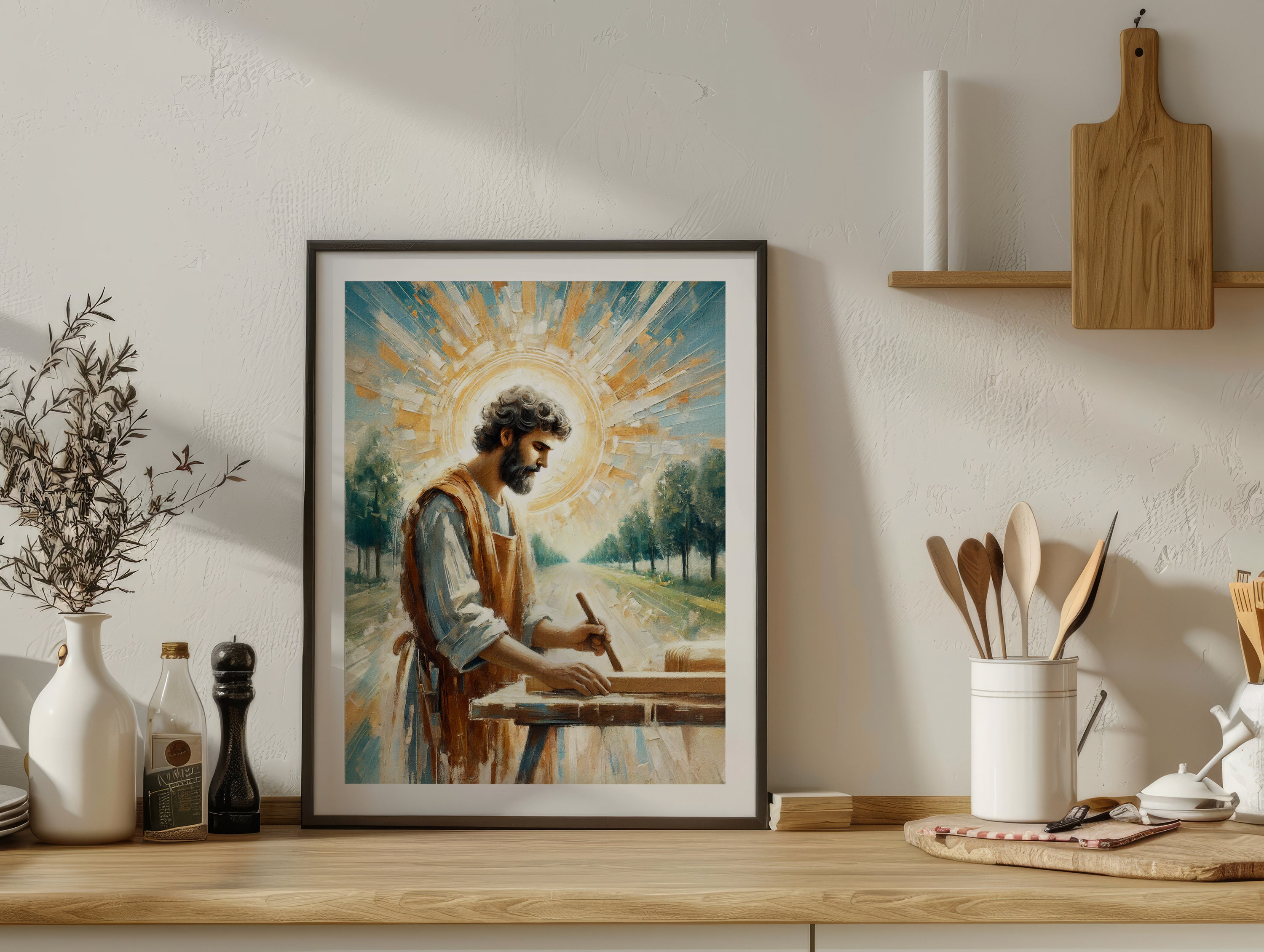St. Joseph, the Carpenter of Nazareth, Saint Joseph, Jesus Art, St ...