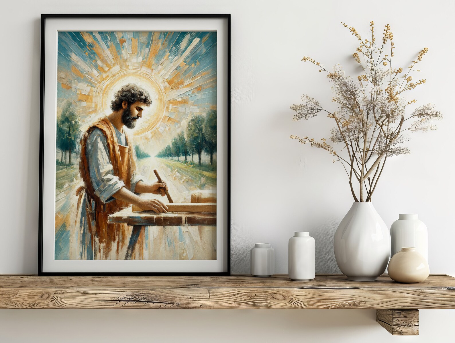 St. Joseph, the Carpenter of Nazareth, Saint Joseph, Jesus Art, St ...