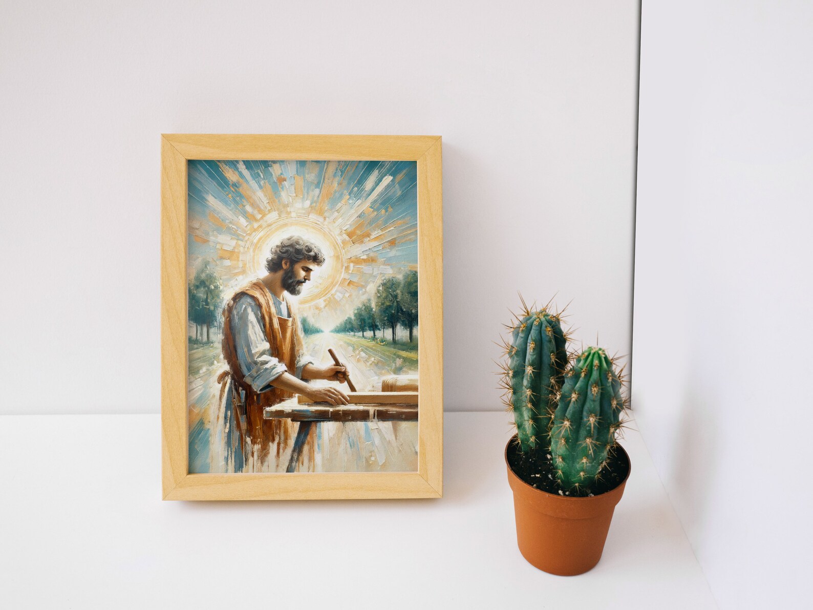St. Joseph, the Carpenter of Nazareth, Saint Joseph, Jesus Art, St ...