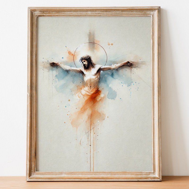 Minimalist Jesus Wall Art - Etsy