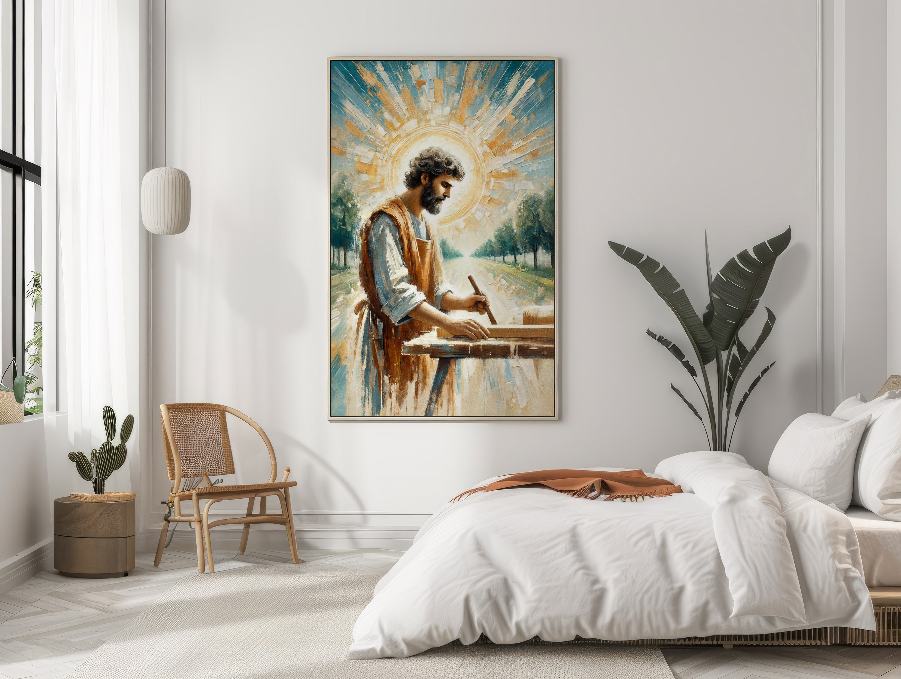 St. Joseph, the Carpenter of Nazareth, Saint Joseph, Jesus Art, St ...