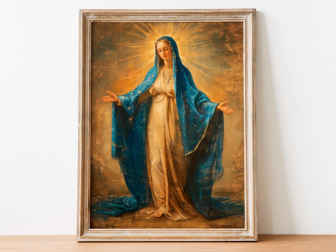 Our Lady of Grace Print: Virgin Mary, Catholic Art (digital Download ...