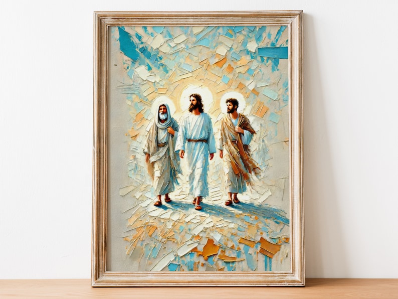 Journey to Emmaus Art: Jesus and Disciples Print (digital Download) - Etsy