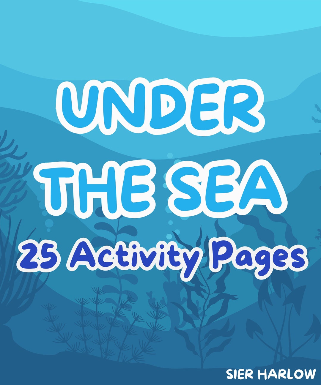Printable Ocean Activity Pages for Kids Digital Download Fun Ocean ...